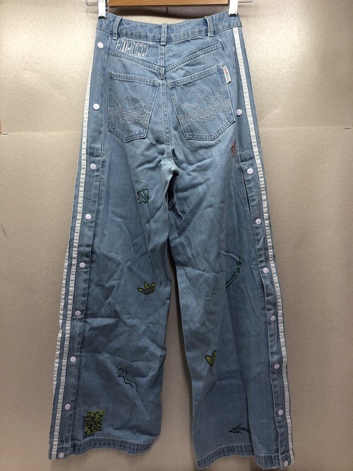 Yahoo!オークション - 1544 adidas×Fiorucci デニムトラックパンツ XS...