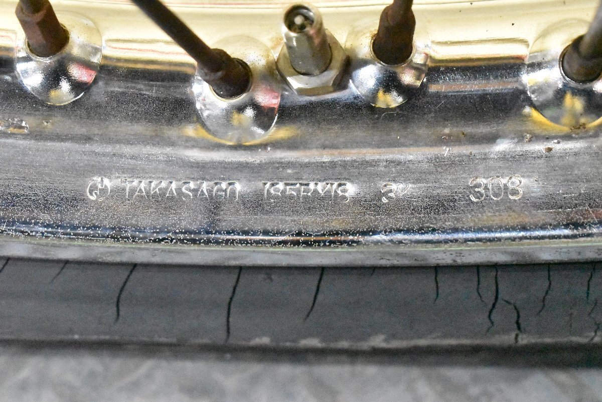 Yahoo!オークション - K1264 当時物 純正 400SS フロントホイール 0030...