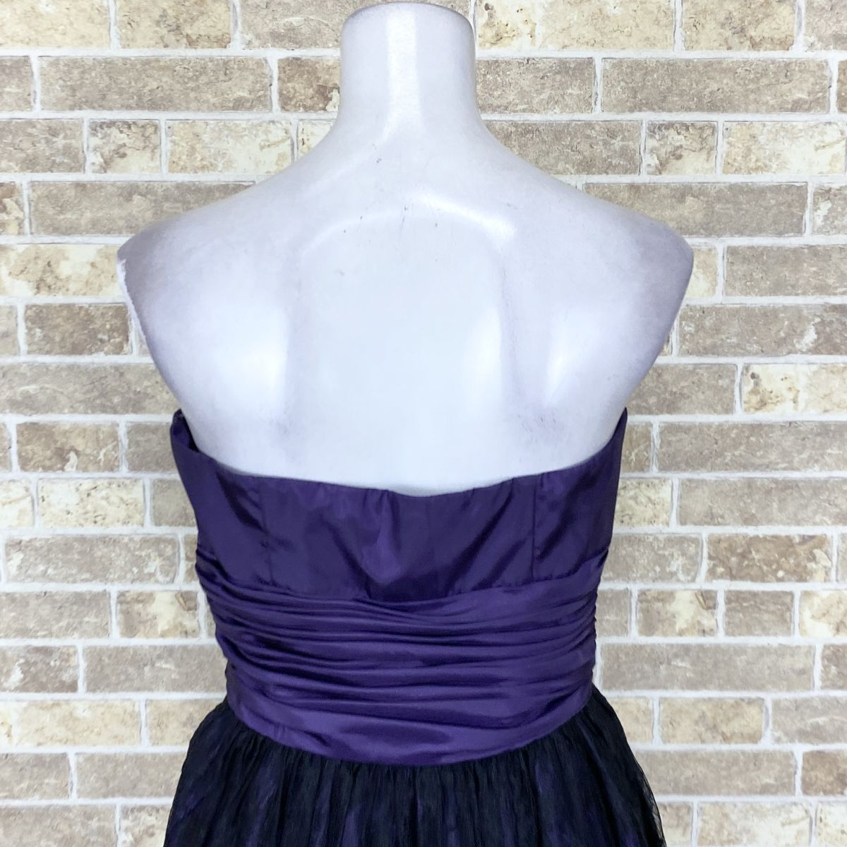 Yahoo!オークション - 1円 ドレス BETSEY JOHNSON ミニドレス 8 紫黒レ...