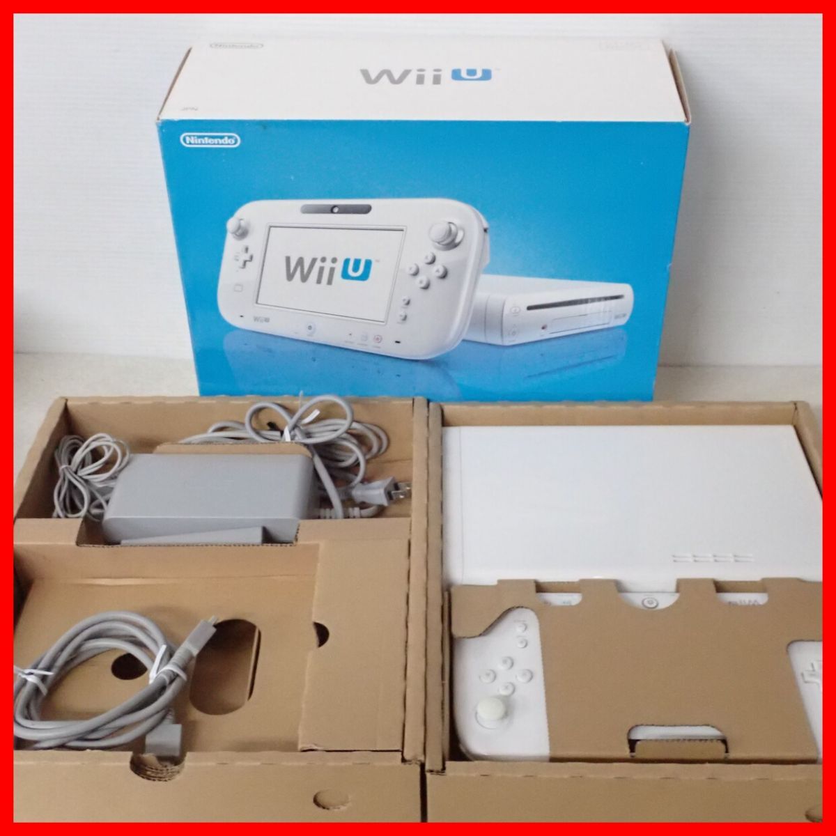 Yahoo!オークション - 動作品 WiiU 8GB 本体 ベーシックセット 箱付 Ni...