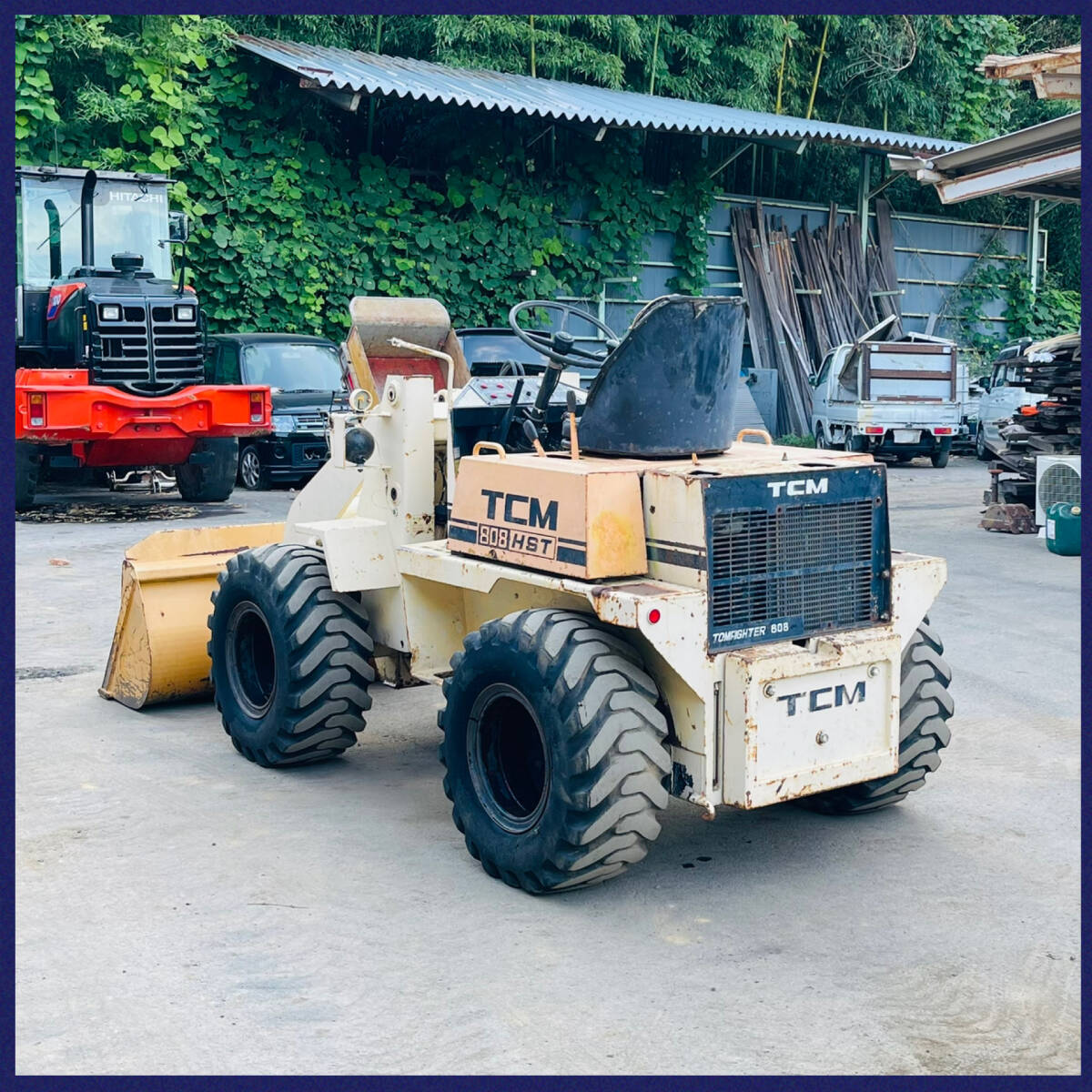 Yahoo!オークション - TCM 808 HST ホイルローダー タイヤショベル 4WD...
