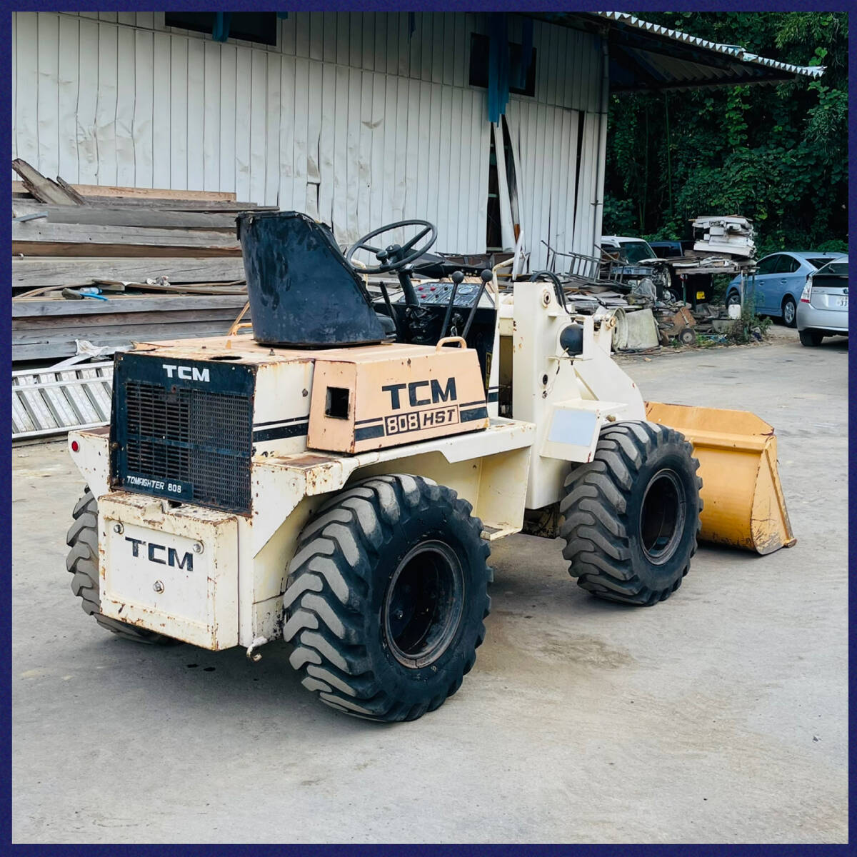 Yahoo!オークション - TCM 808 HST ホイルローダー タイヤショベル 4WD...