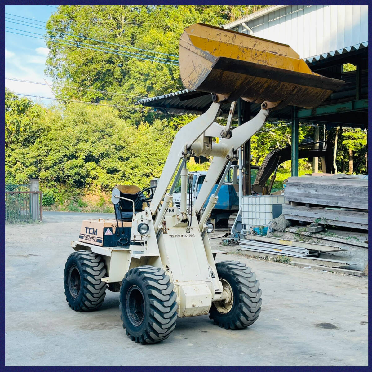 Yahoo!オークション - TCM 808 HST ホイルローダー タイヤショベル 4WD...