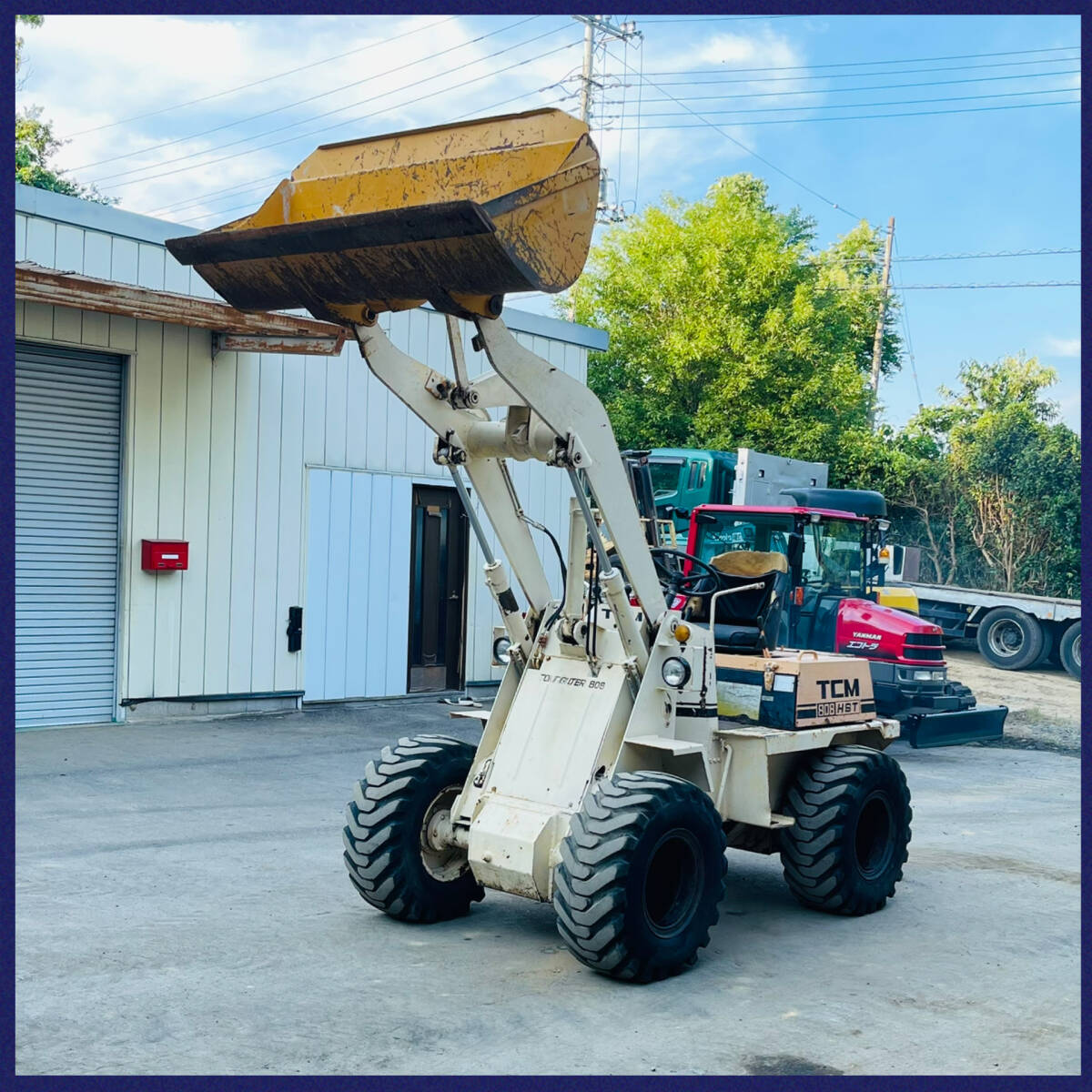 Yahoo!オークション - TCM 808 HST ホイルローダー タイヤショベル 4WD...