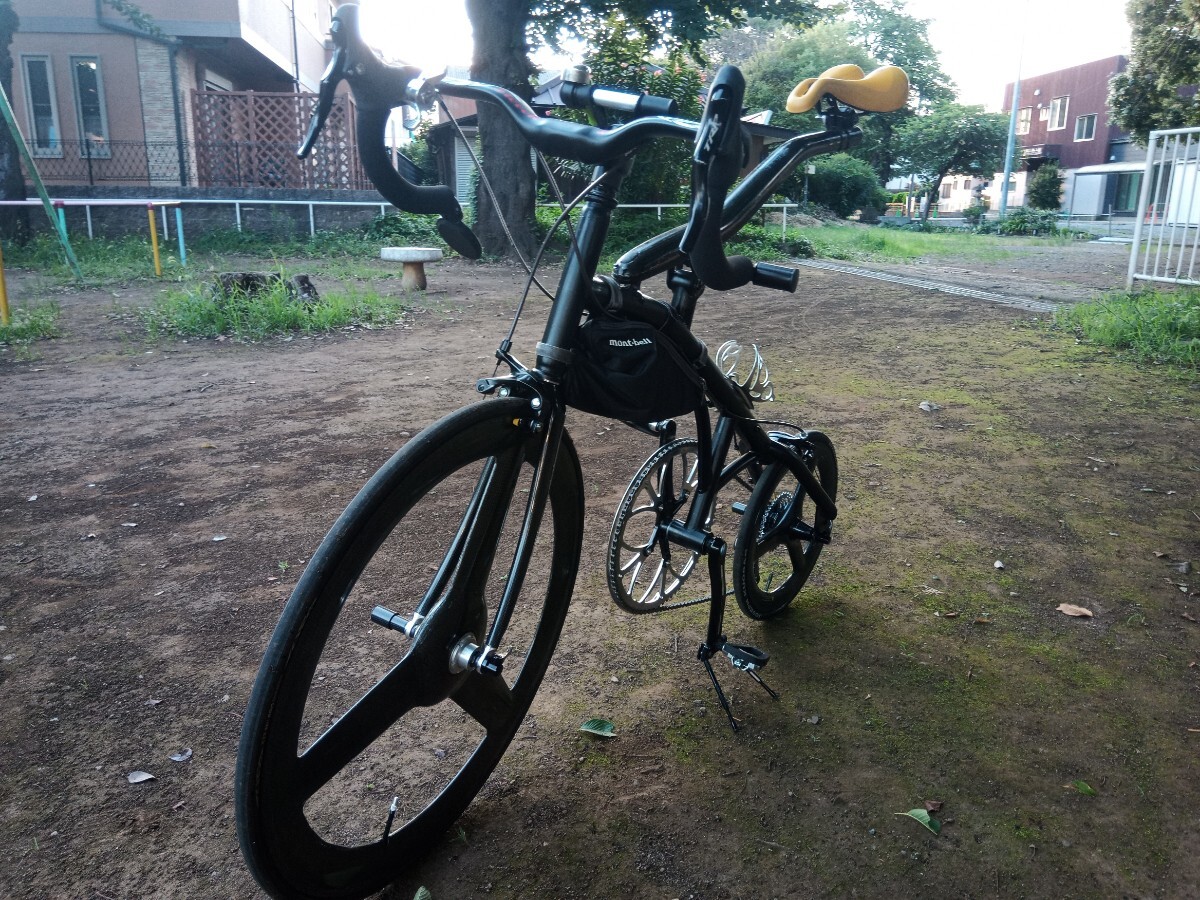 Yahoo!オークション - 世界に1台 異径 ダルマ 自転車 前26インチ(650c)...