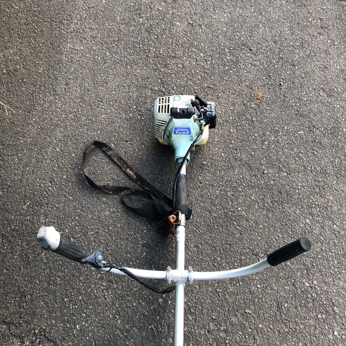 Yahoo!オークション - 日立 FCG-21E 草刈り機 エンジン始動OK 吹き上が...