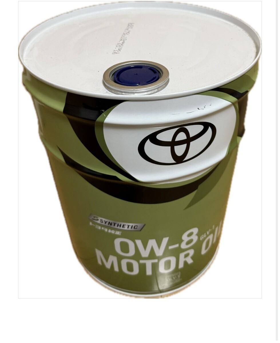 Yahoo!オークション - 送料無料 トヨタ純正 エンジンオイル 0W-8 20L ...