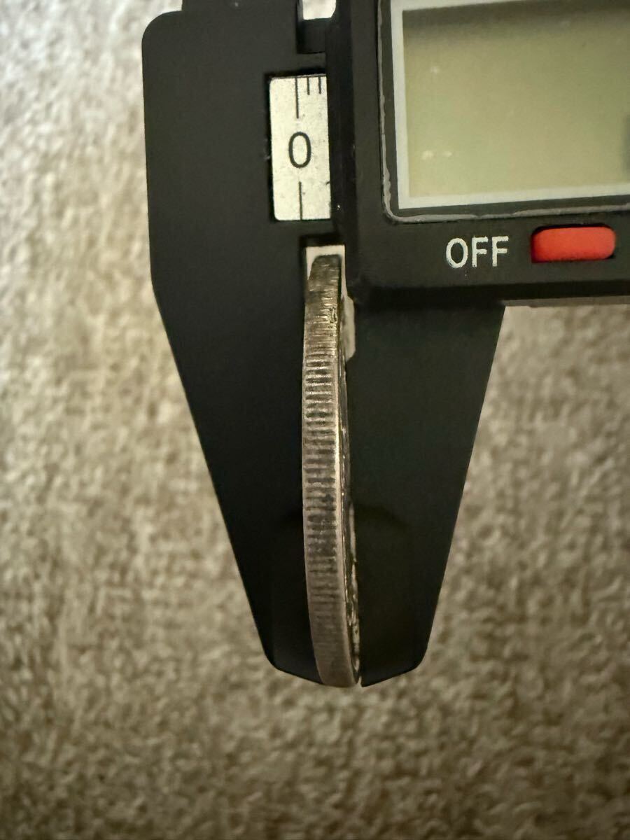 Yahoo!オークション - 超希少 明治11年 1円銀貨 本物 26.94g