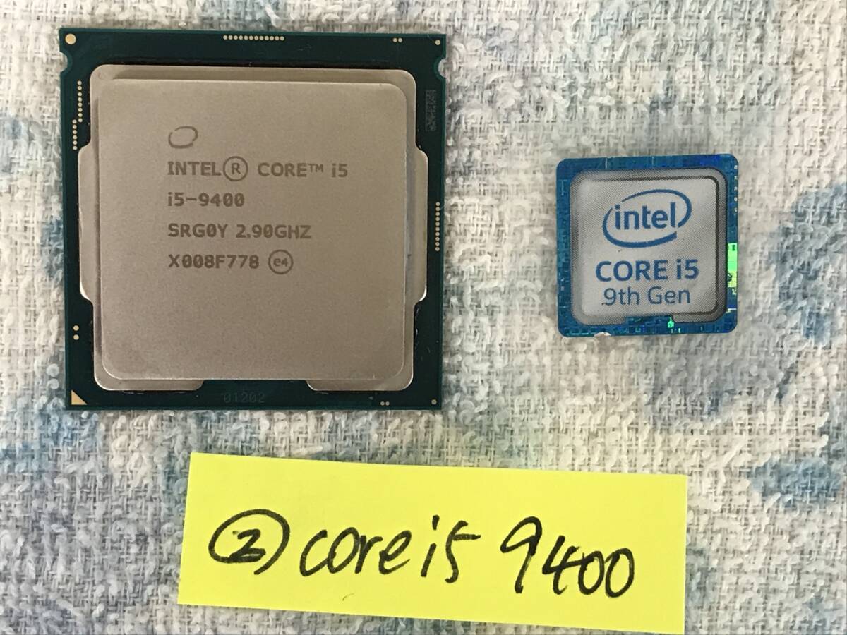 Yahoo!オークション - 02 intel Core i5 9400 2.90GHz / 動作品