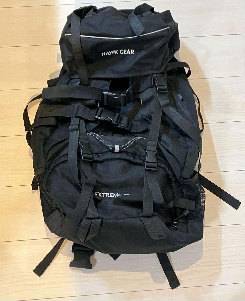 Yahoo!オークション - HAWK GEAR(ホークギア)]バックパック 80L 登山 ...