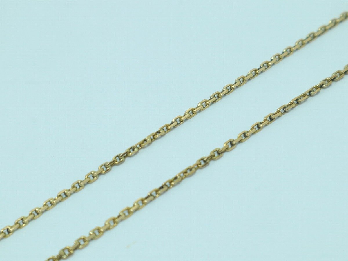 Yahoo!オークション - K18 刻印 K18YG ネックレス 約45㎝ 総重量約5.53...