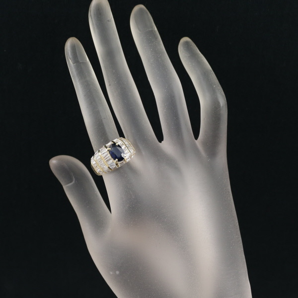 Yahoo!オークション - サファイア 1.82ct ダイヤ ダイヤモンド 2.84ct ...