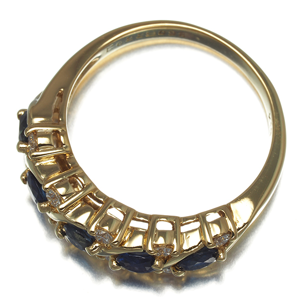 Yahoo!オークション - ミキモト サファイア 0.98ct ダイヤ ダイヤモン...