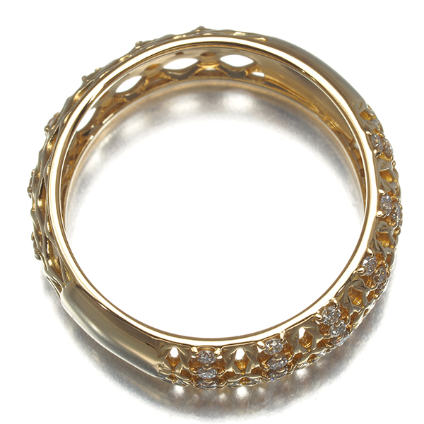 Yahoo!オークション - ダイヤ ダイヤモンド 0.21ct 透かし 2way リング...