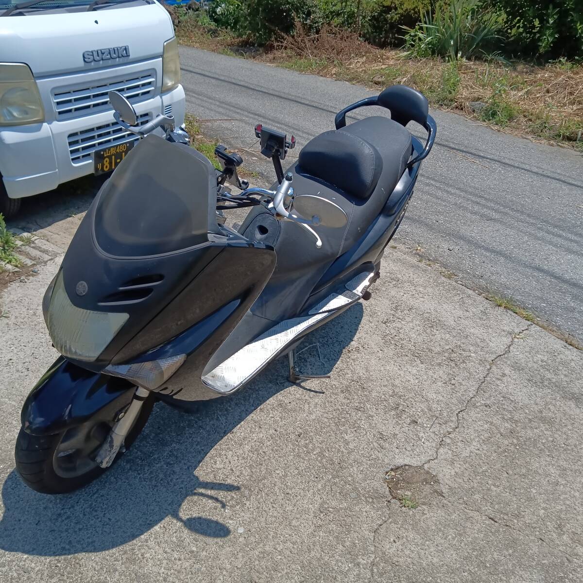 Yahoo!オークション - YAMAHA マジェスティ125FI ローダウン ハンドル ...