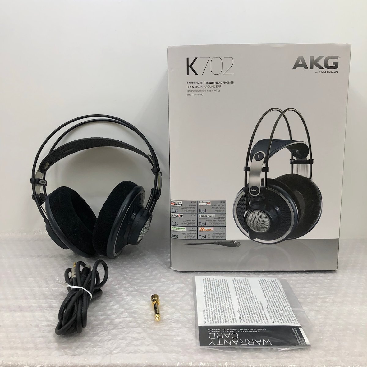 Yahoo!オークション - AKG アーカーゲー K702 開放型ヘッドホン 250630...