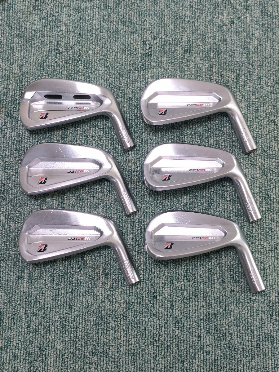 Yahoo!オークション - BRIDGESTONE 221CB アイアン ヘッド単品 5〜Pw 6...
