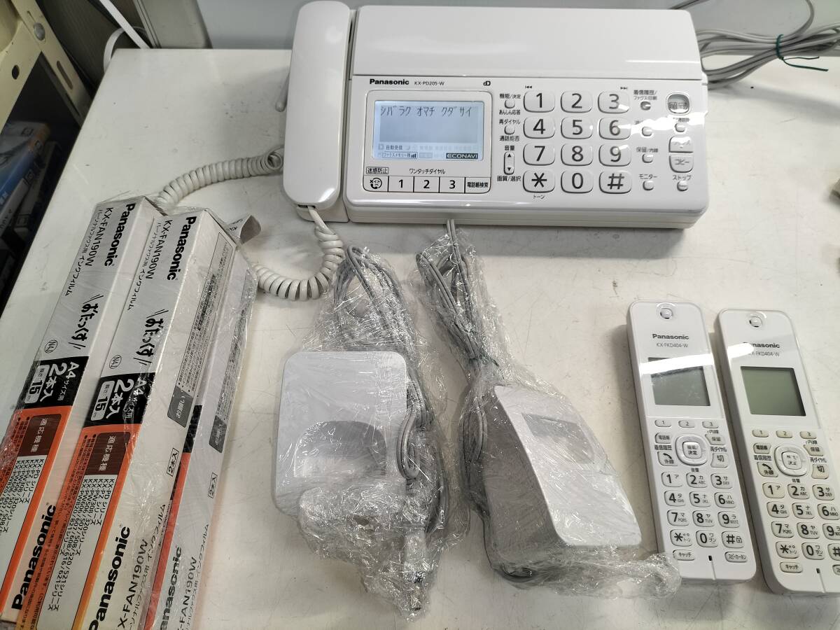 Yahoo!オークション - Panasonic パナソニック パーソナルファックス K...
