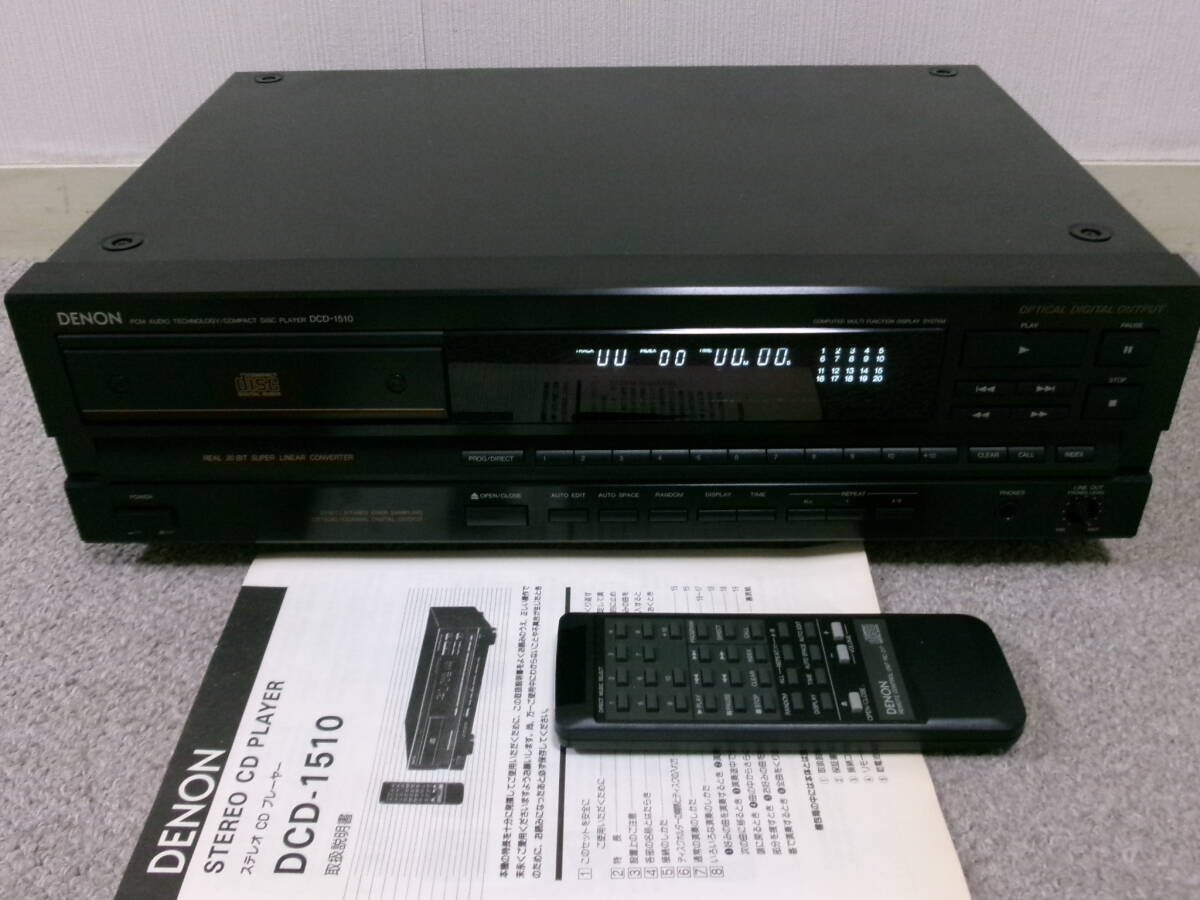Yahoo!オークション - 【人気モデル】DENON DCD-1510 美品 リモコン・...