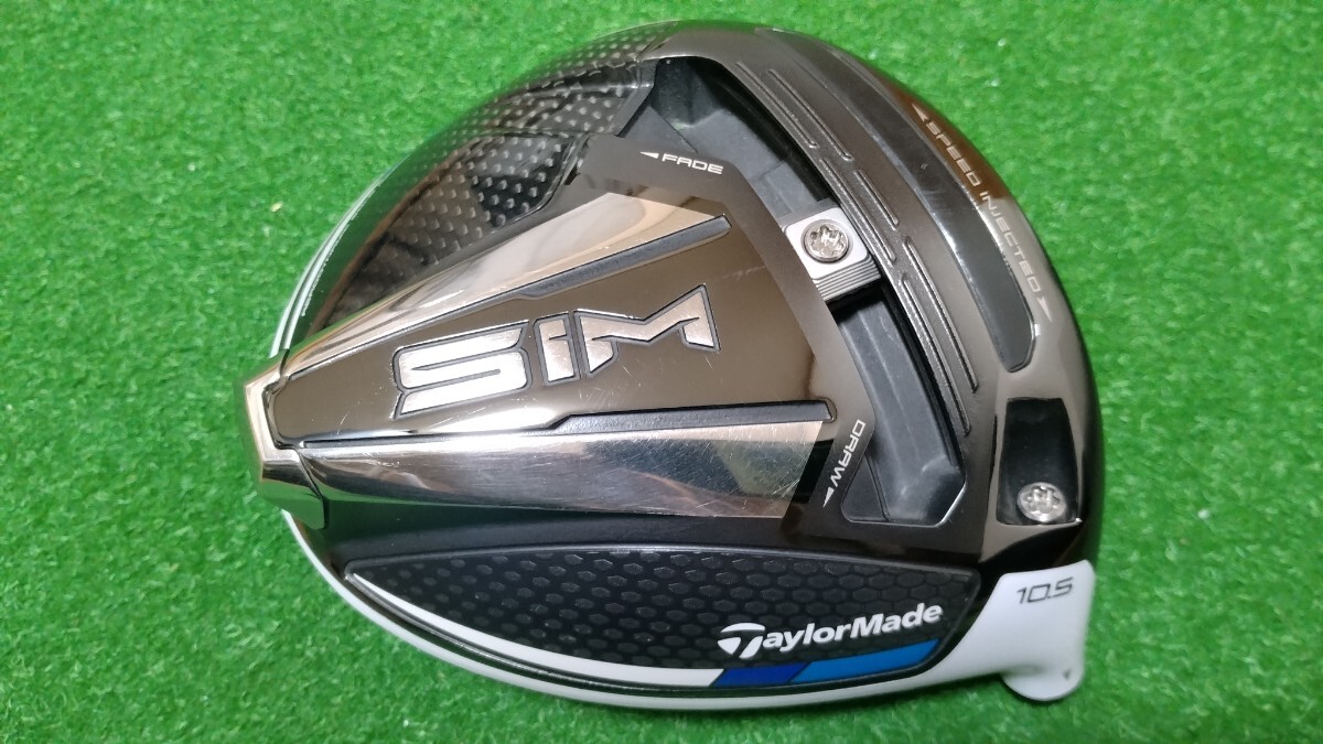 Yahoo!オークション - 【名器/綺麗】テーラーメイド SIM 10.5° 196g±...