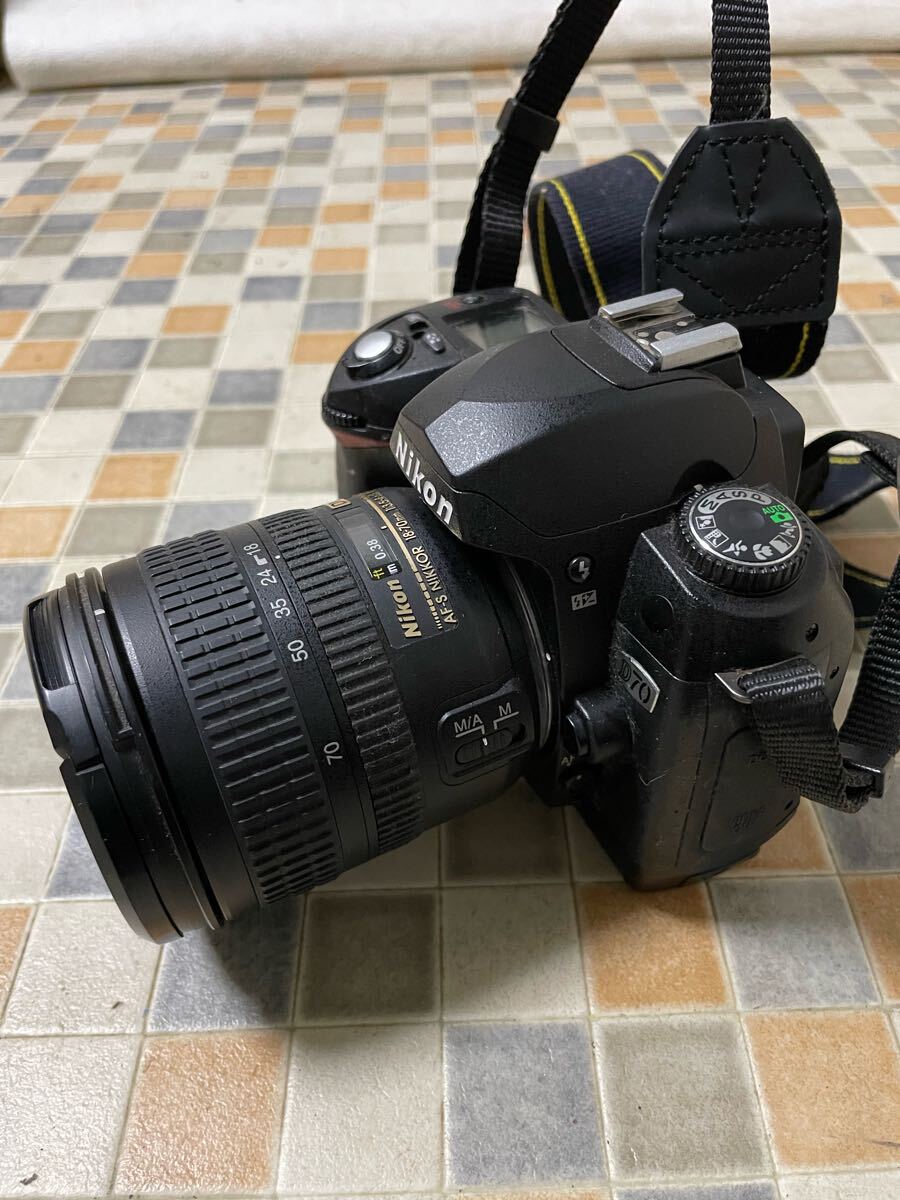 Yahoo!オークション - Nikon D70 18-70mm ニコン デジタル一眼レフカメ...