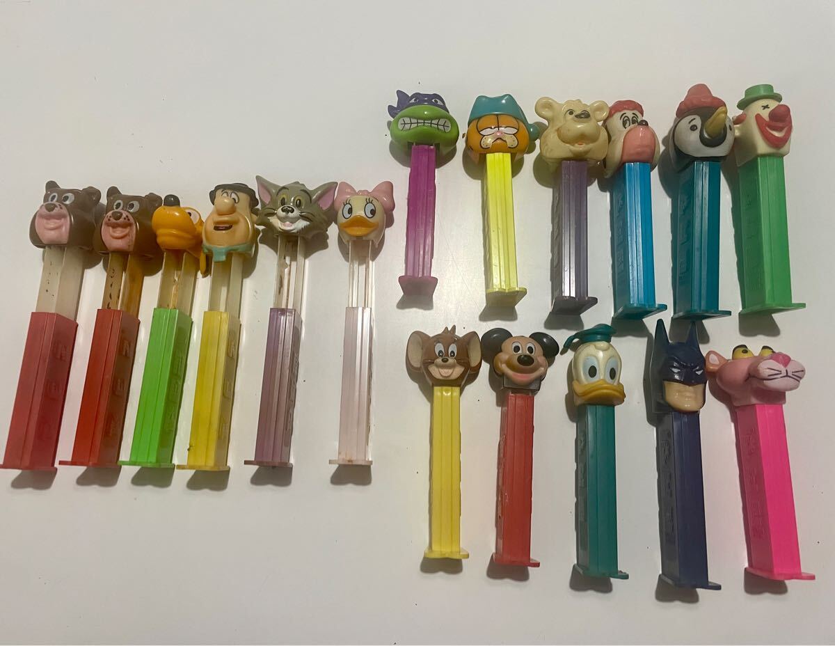 Yahoo!オークション - 激レア 当時物 OLD PEZ オールドペッツ 17ケ
