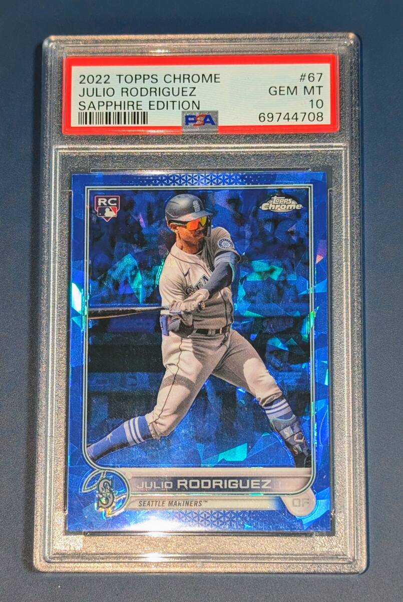Yahoo!オークション - PSA10 RC 2022 Julio Rodriguez Topps Chrome S...