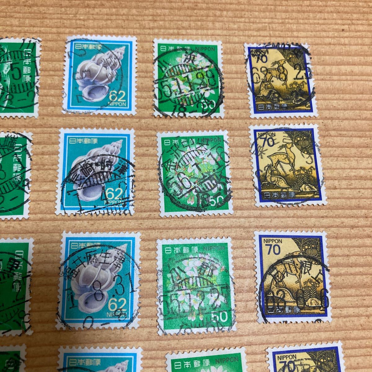 Yahoo!オークション - 【使用済・満月印】昭和・平成切手 合計25枚