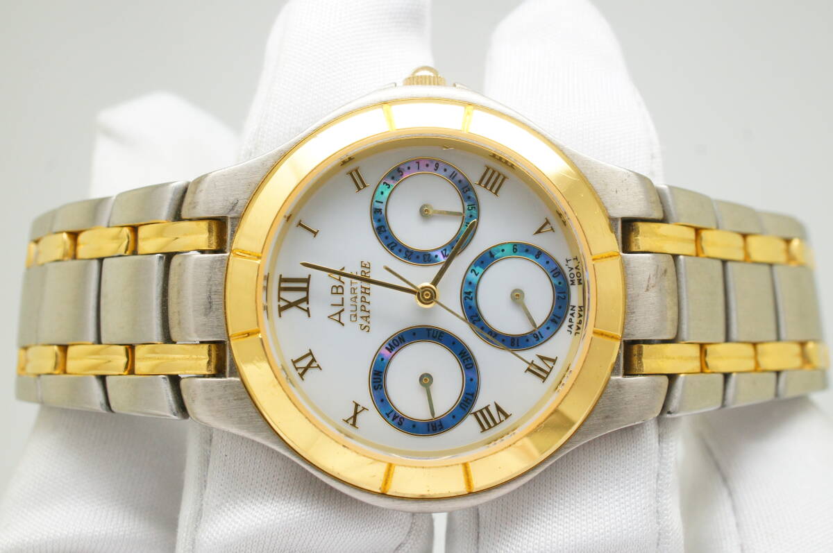 Yahoo!オークション - G109 作動良好 SEIKO セイコー ALBA アルバ SAPP...