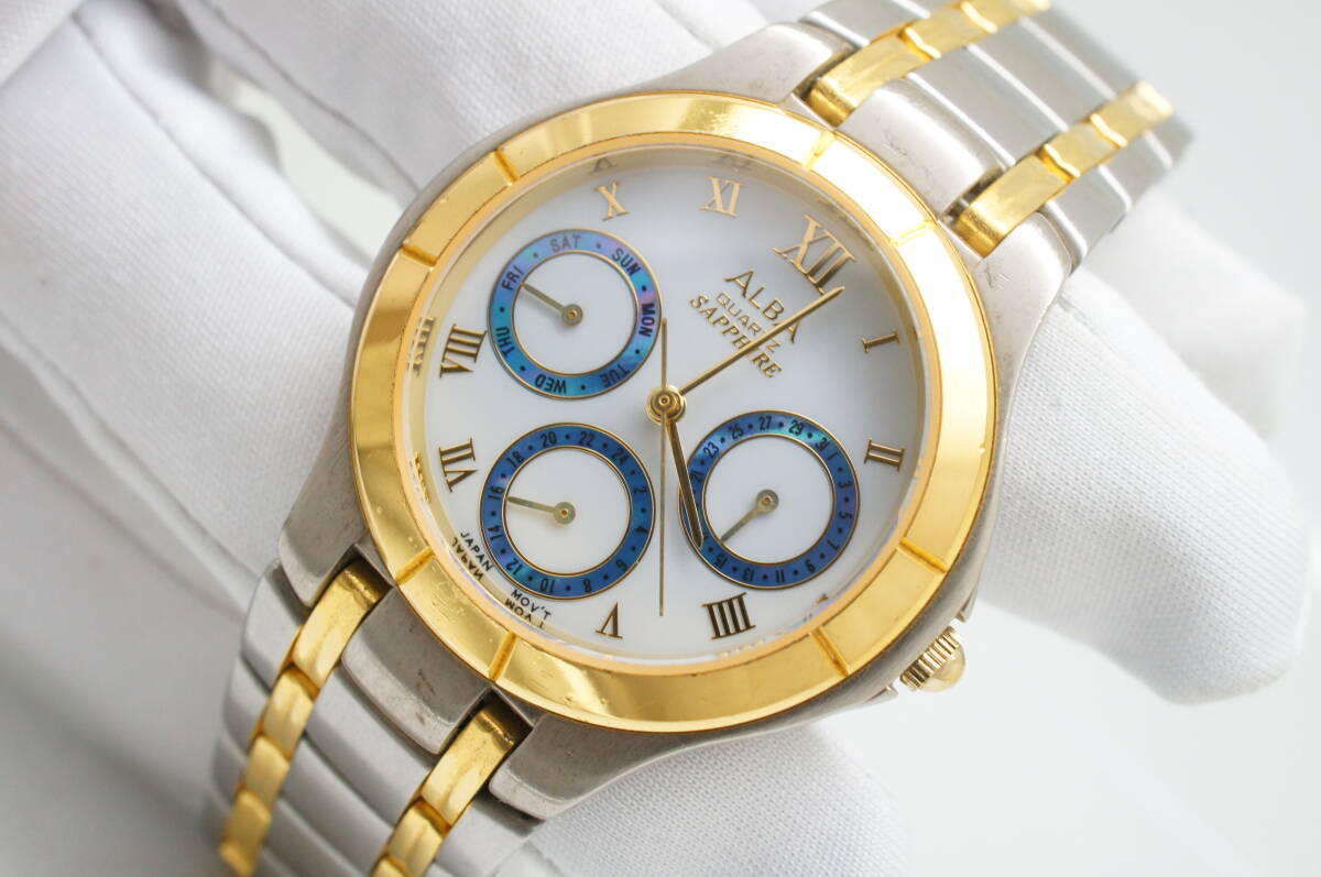 Yahoo!オークション - G109 作動良好 SEIKO セイコー ALBA アルバ SAPP...