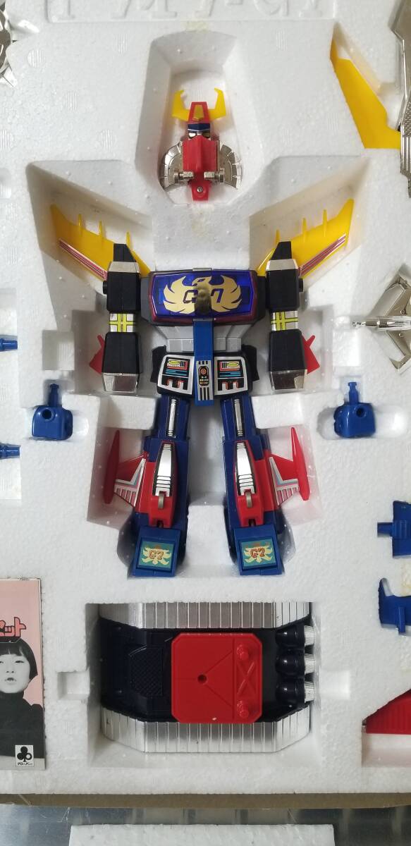 【樂淘letao】日本代購代標第一品牌－超美品激レア クローバー ダイカスト 無敵ロボ トライダーG7 変型合体セット 当時物 未使用 検) DX超合金 ポピー ポピニカ