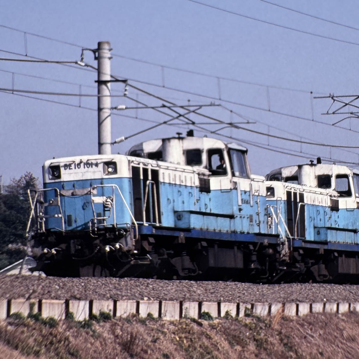 Yahoo!オークション - 古い鉄道写真 カラーリバーサル EF6632 EF651056...