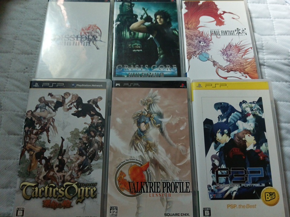 Yahoo!オークション - PSP ヴァルキリー FF6本セット ゲーム