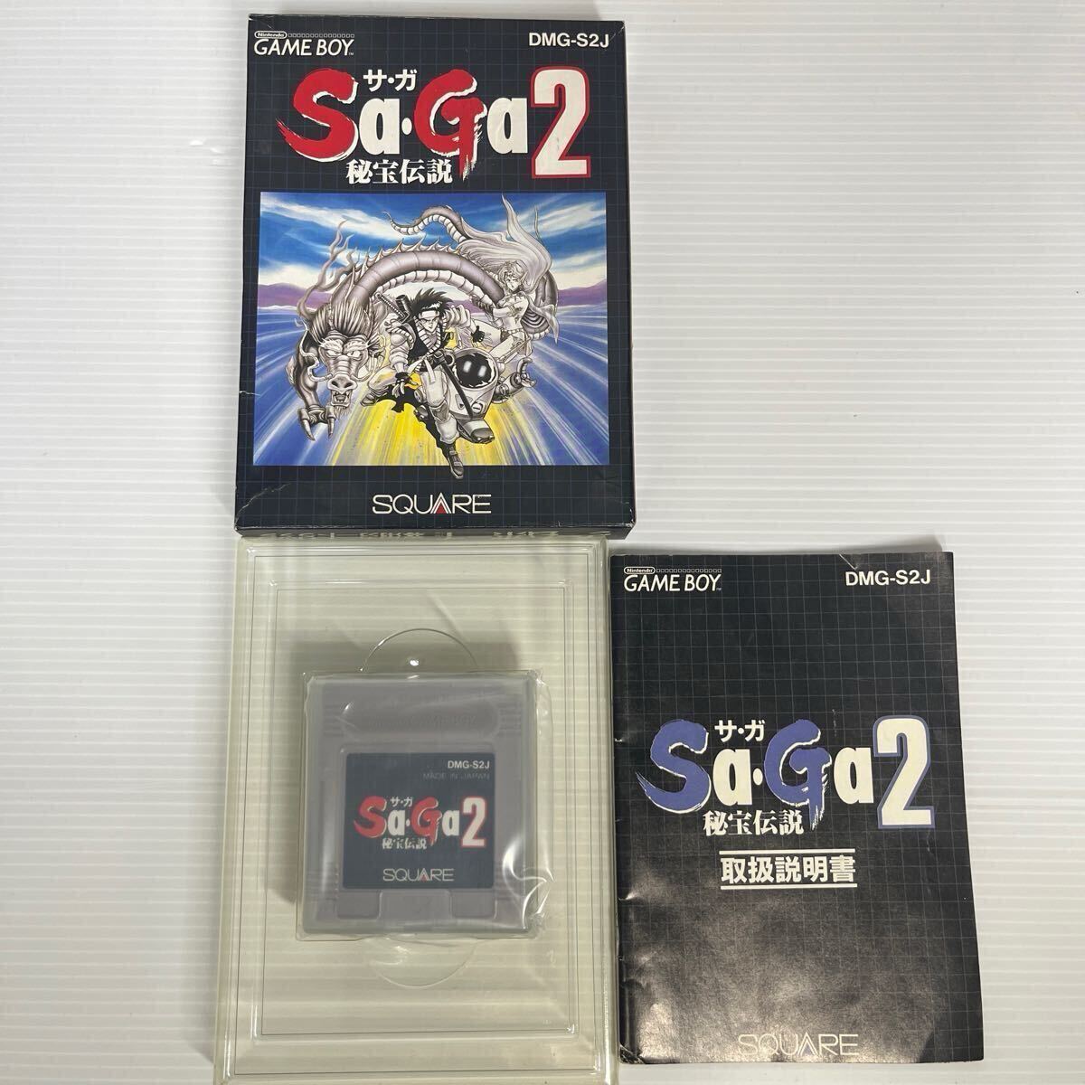 Yahoo!オークション - ゲームボーイソフト SAGA2 サガ2 秘宝伝説 GB