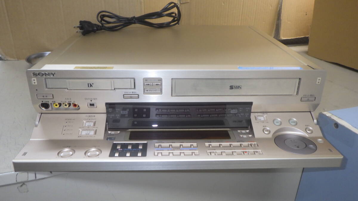 Yahoo!オークション - SONY/ソニー DV/S-VHSダブルビデオデッキ WV-D1...