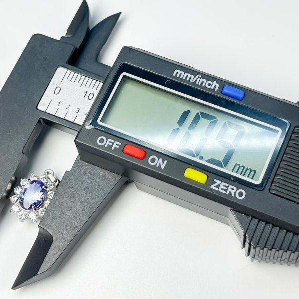 Yahoo!オークション - JN342 SV925 タンザナイト ペンダントトップ 1.0...