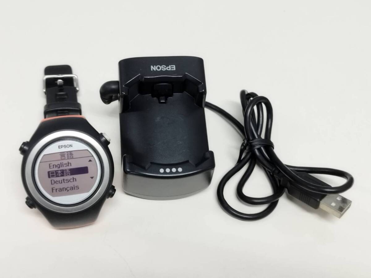 Yahoo!オークション - 【現状品】EPSON WristableGPS/SF-510/GPSランニ...