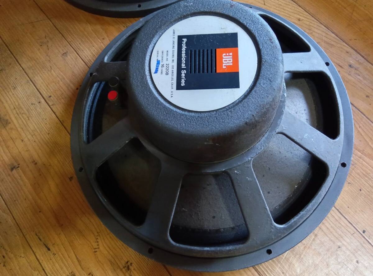 Yahoo!オークション - JBL / 2220B Pair of woofer 16ohms Al-Ni-Co G...
