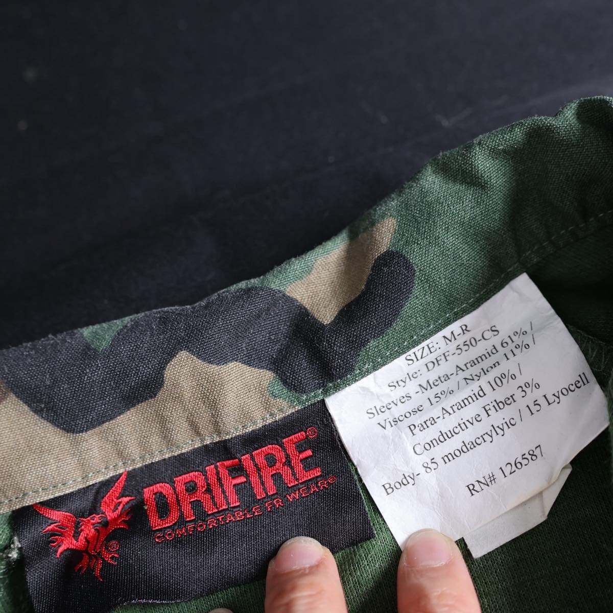 Yahoo!オークション - DRIFIRE ウドランド 迷彩 コンバットシャツ 上下...