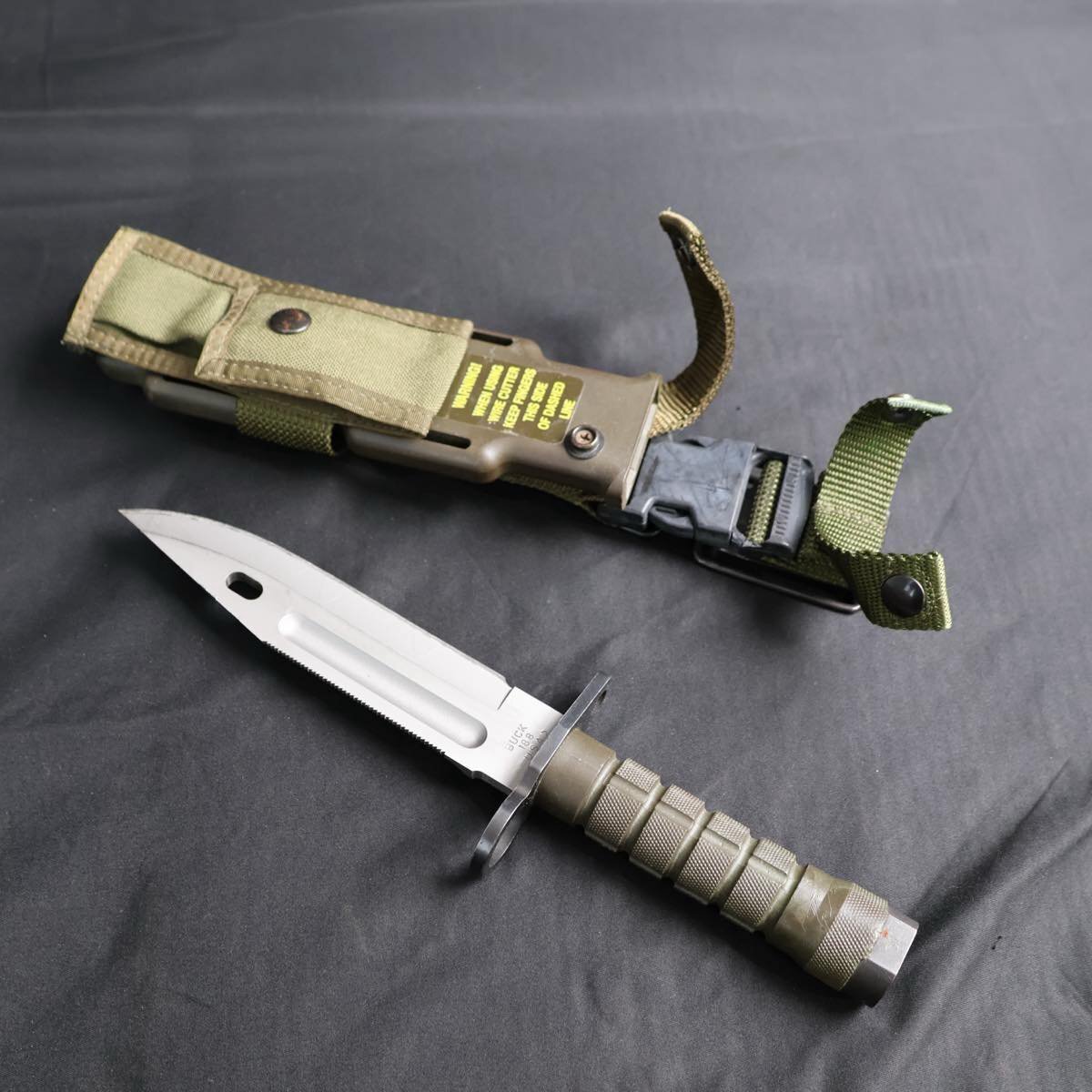 Yahoo!オークション - BUCK US M9 銃剣 型 ナイフ 着剣装置なし アメリ...