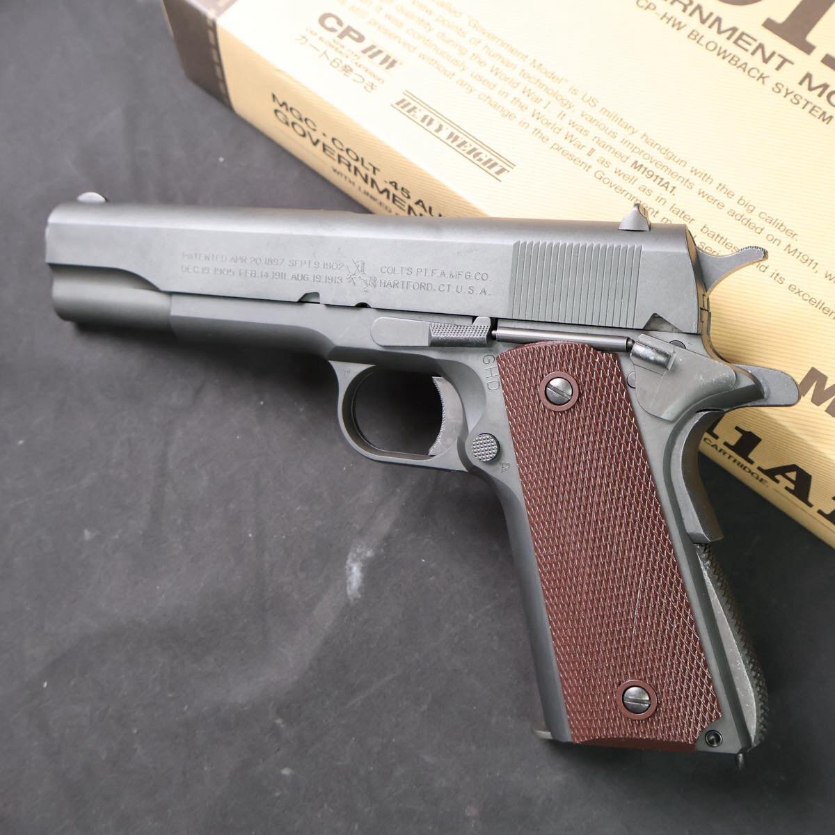 Yahoo!オークション - MGC M1911A1 ガバメントモデル HW モデルガン #S...