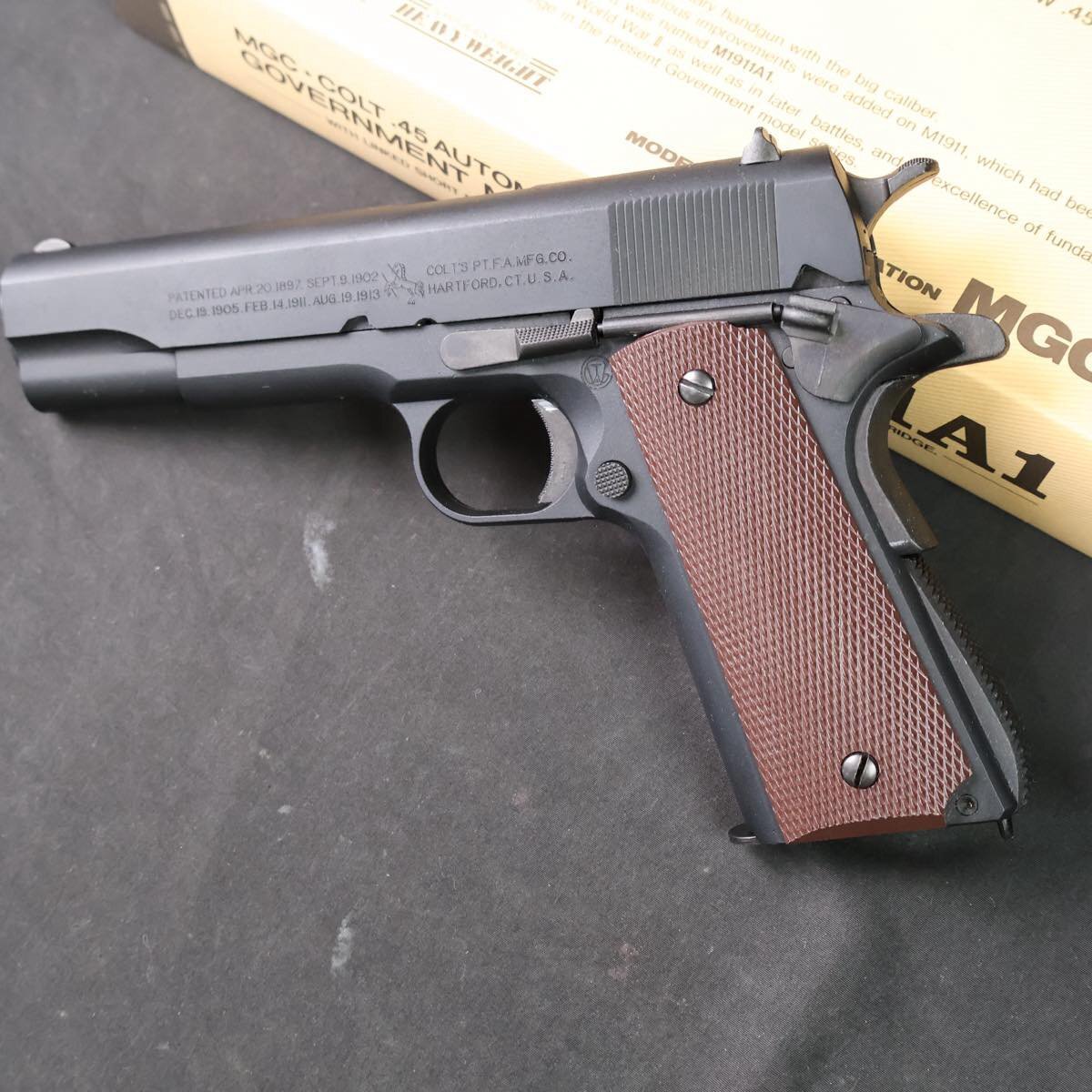 Yahoo!オークション - MGC コルトガバメント M1911A1 HW モデルガン #S...