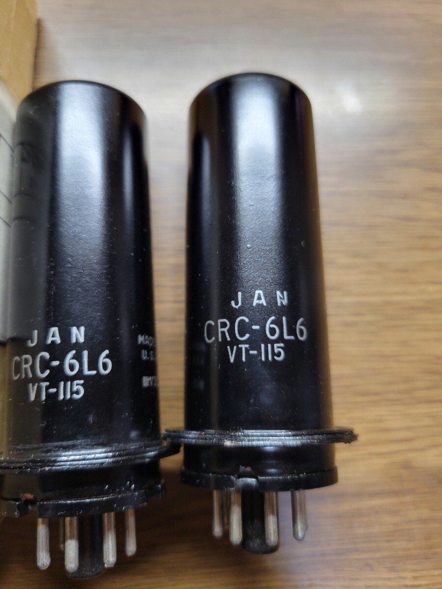 Yahoo!オークション - 6L6 VT-115 メタルチューブ RCA 2本ペア JAN CRC...