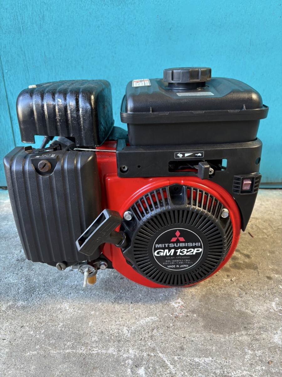 Yahoo!オークション - 三菱 ガソリンエンジン発動機 GM132P 4馬力 動作...