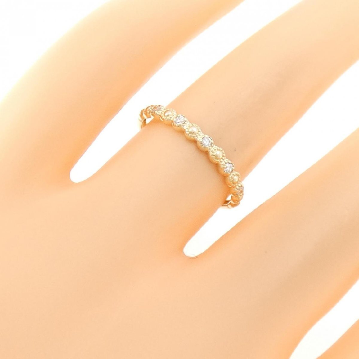 Yahoo!オークション - K10YG ダイヤモンド リング