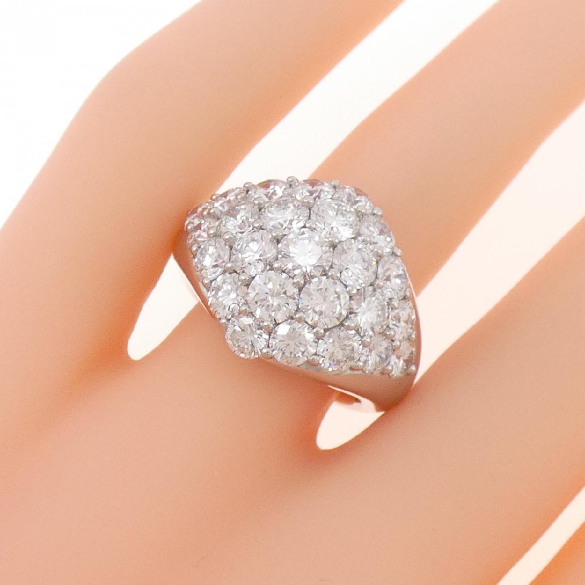 Yahoo!オークション - モニッケンダム ダイヤモンド リング 4.35CT