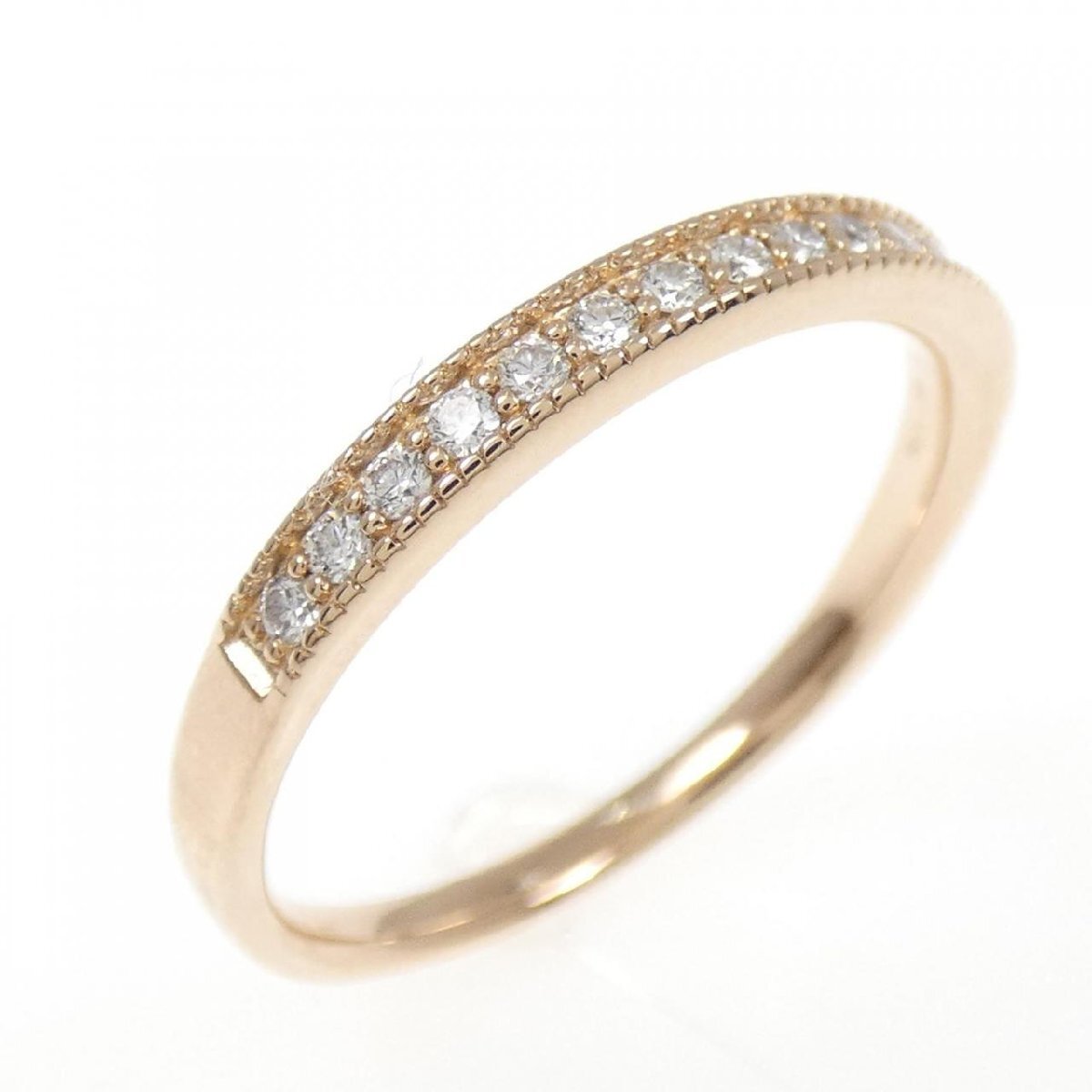 Yahoo!オークション - K18PG ダイヤモンド リング 0.16CT