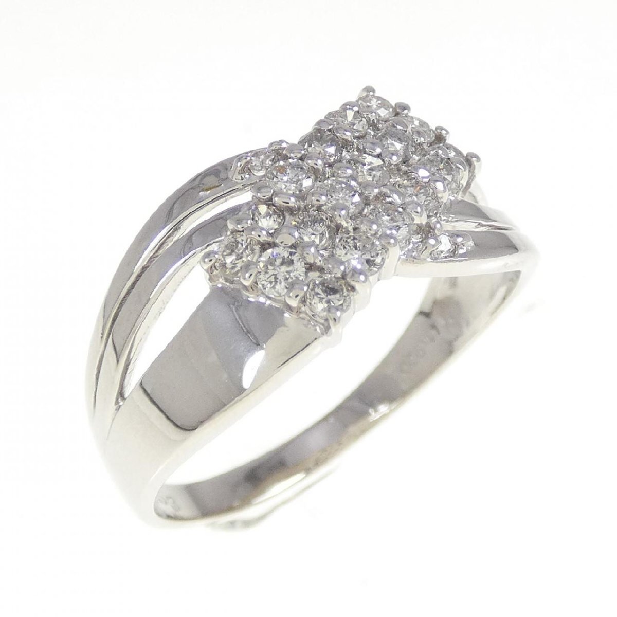 Yahoo!オークション - PT900 ダイヤモンド リング 0.53CT