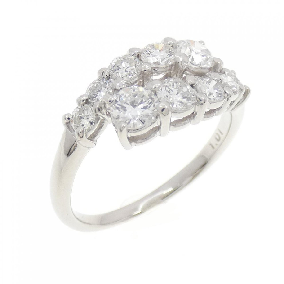 Yahoo!オークション - PT900 ダイヤモンド リング 1.01CT