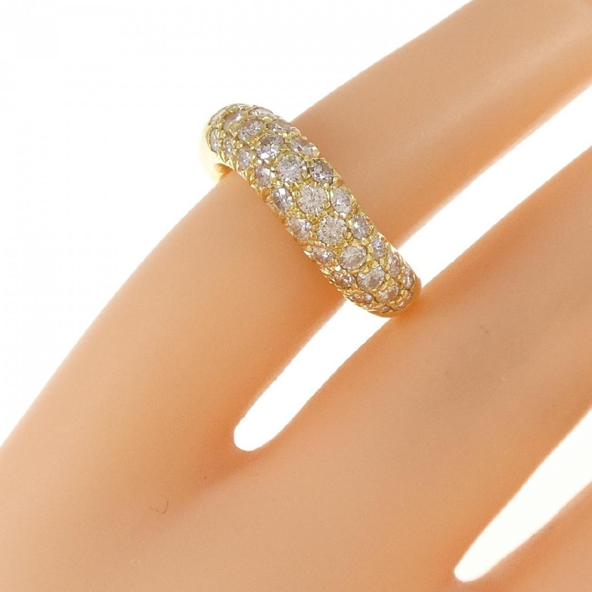 Yahoo!オークション - K18YG ダイヤモンド リング 0.73CT